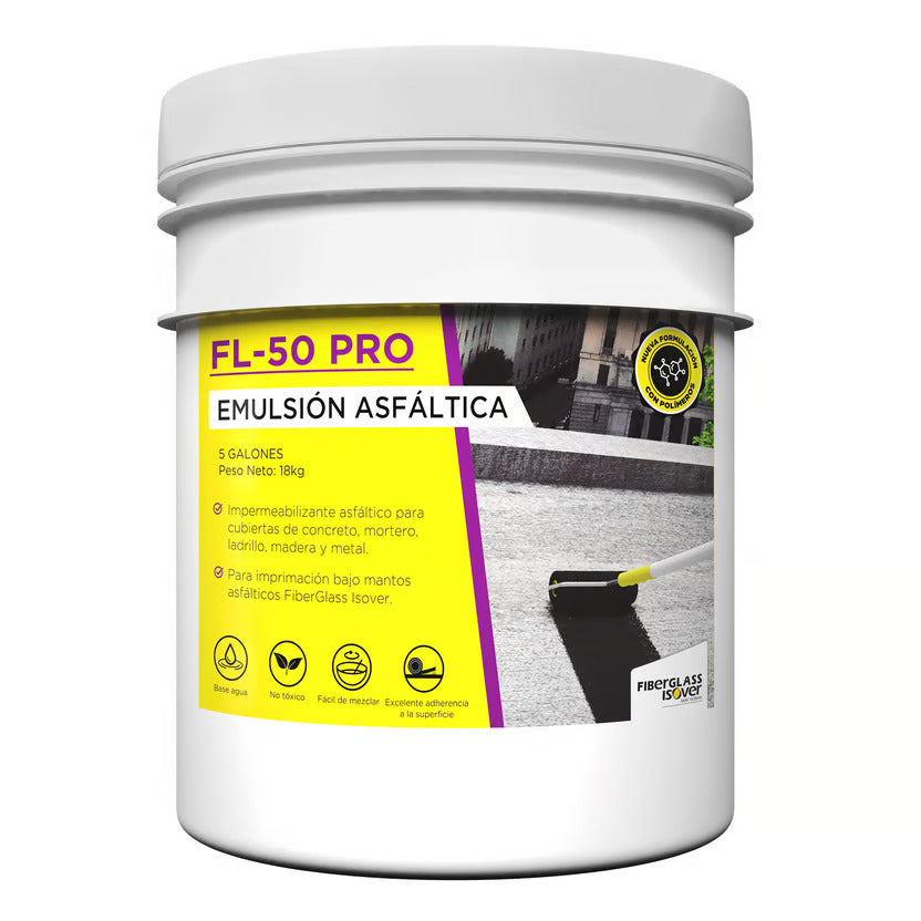 FL-50 PRO Emulsion Asfáltica Fiberglass – supertechoscolombia